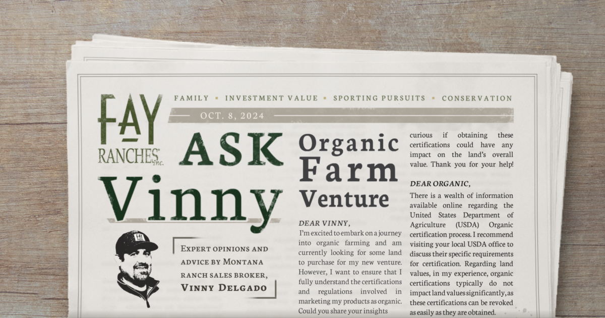 Land Investor Guide | Organic Farming Venture - Ask Vinny